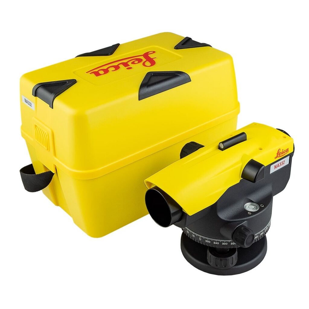 LEICA NA332 nivelir stativom i letvom Geodetska oprema, Masleša
